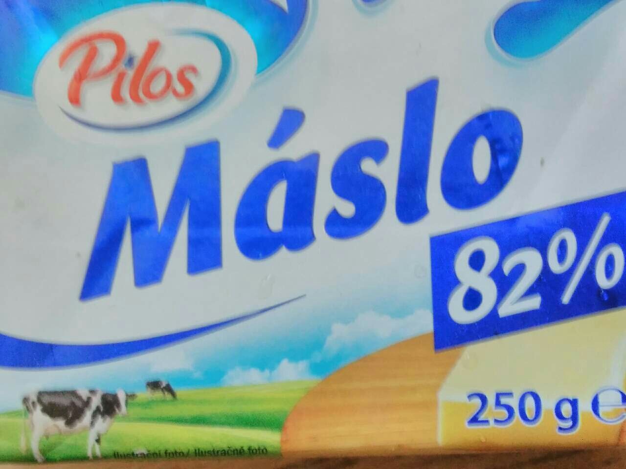 Podrobné informace o potravině Pilos máslo