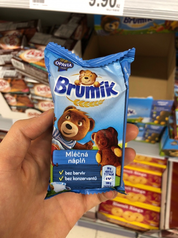 Podrobné informace o potravině Bebe Brumík mléčná náplň