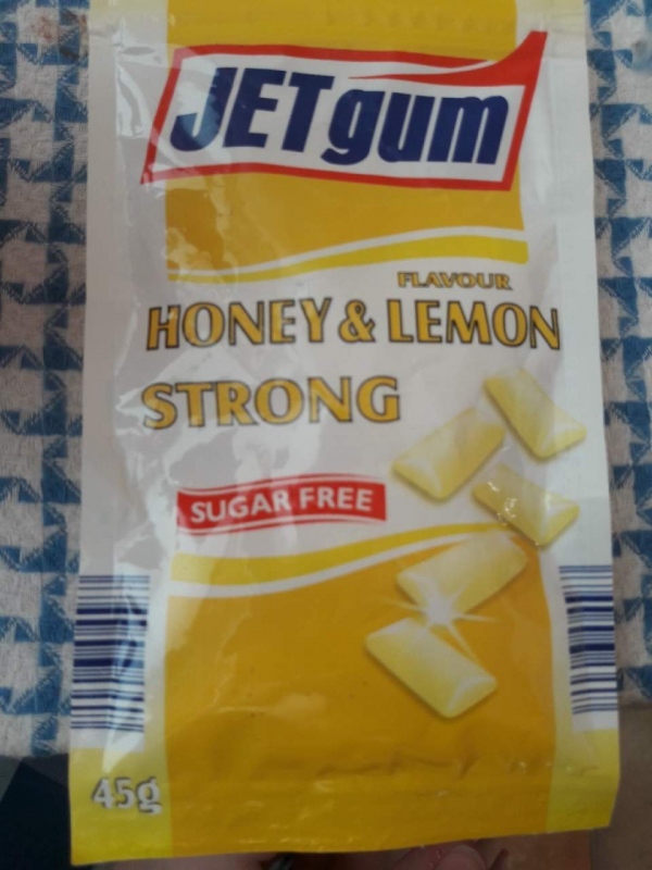 Podrobné informace o potravině Jet gum - med, citron