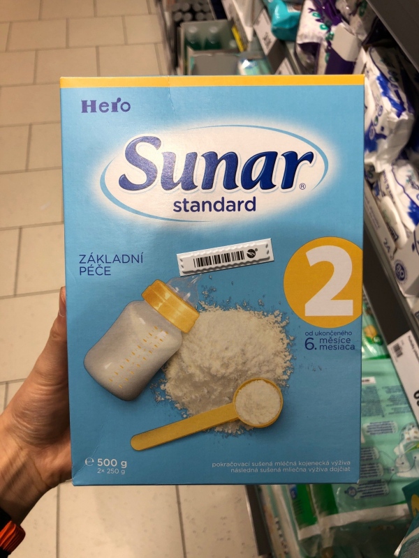 Podrobné informace o potravině Sunar standard 2