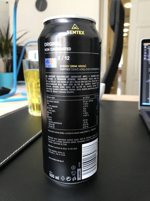 Podrobné informace o potravině Semtex Explosive Energy