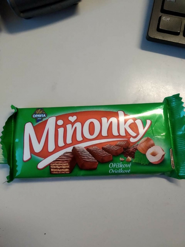 Podrobné informace o potravině OPAVIA Miňonky Oříškové